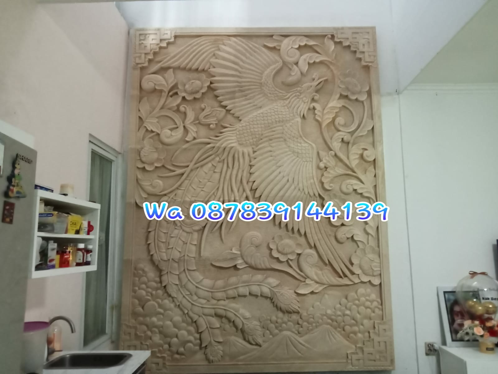 Ukiran batu paras jogja motif burung - Ukiran Paras Jogja