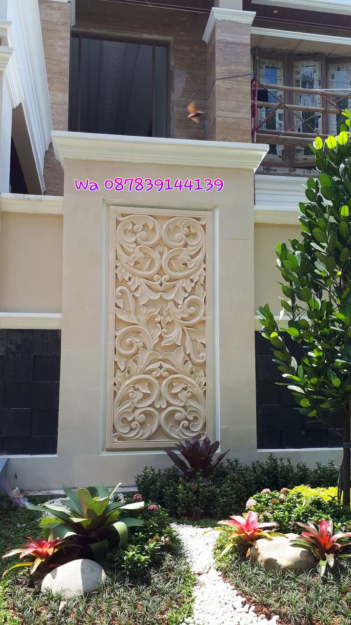 ukiran batu alam jogja motif minimalis - Ukiran Paras Jogja